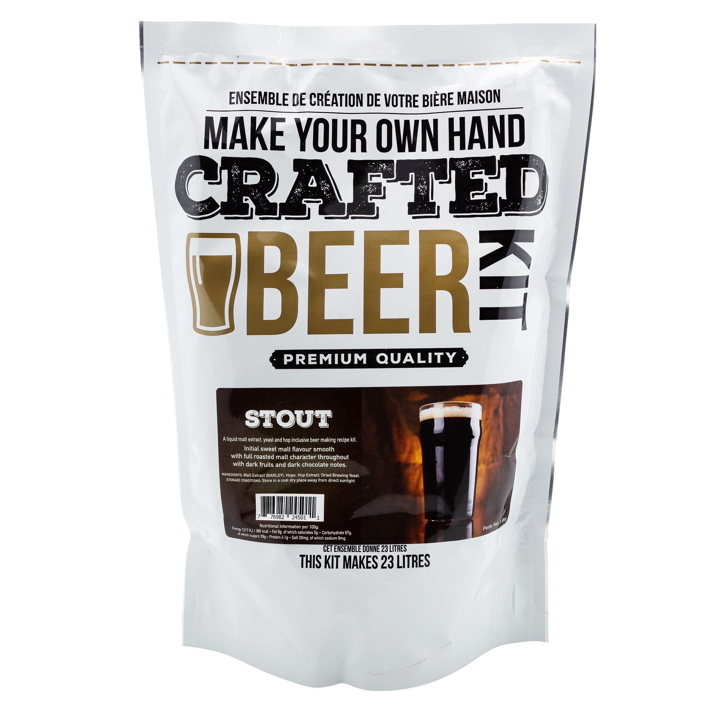 Stout Beer Kit Pouch (1.8 kg | 3.9 Lb) - Walmart.com