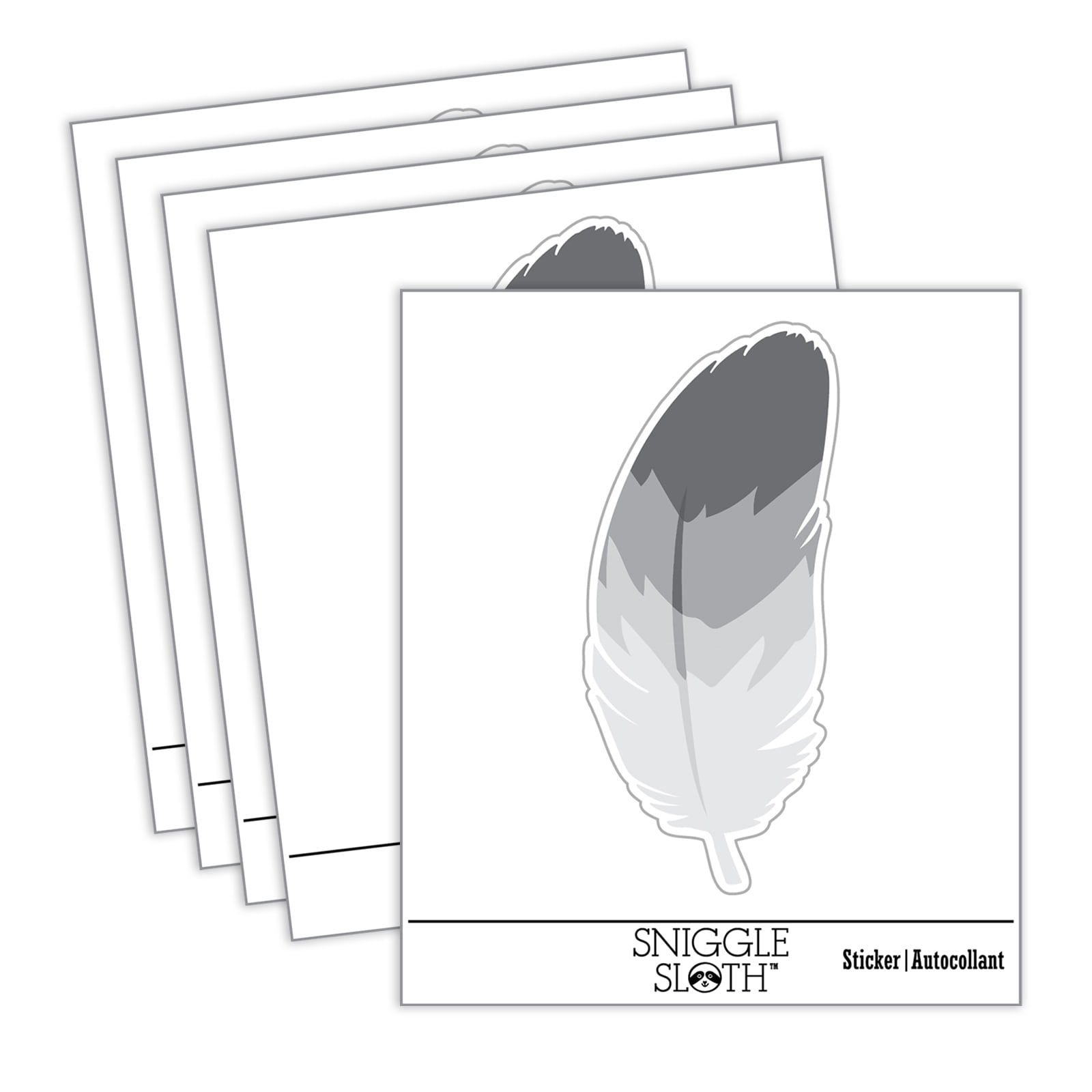 Stout Bird Feather Car Window Bumper Water Bottle Phone Tablet Laptop ...