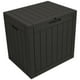 Stout Stuff 31 Gallons Square Plastic Deck Box, Dark Brown - Walmart.com