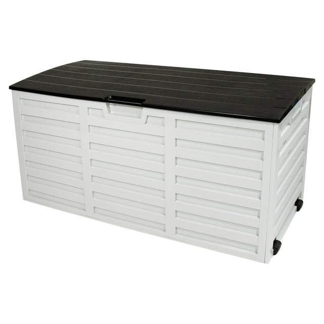 Stout Stuff 70 Gallon Outdoor Storage Box with Wheels - Walmart.com