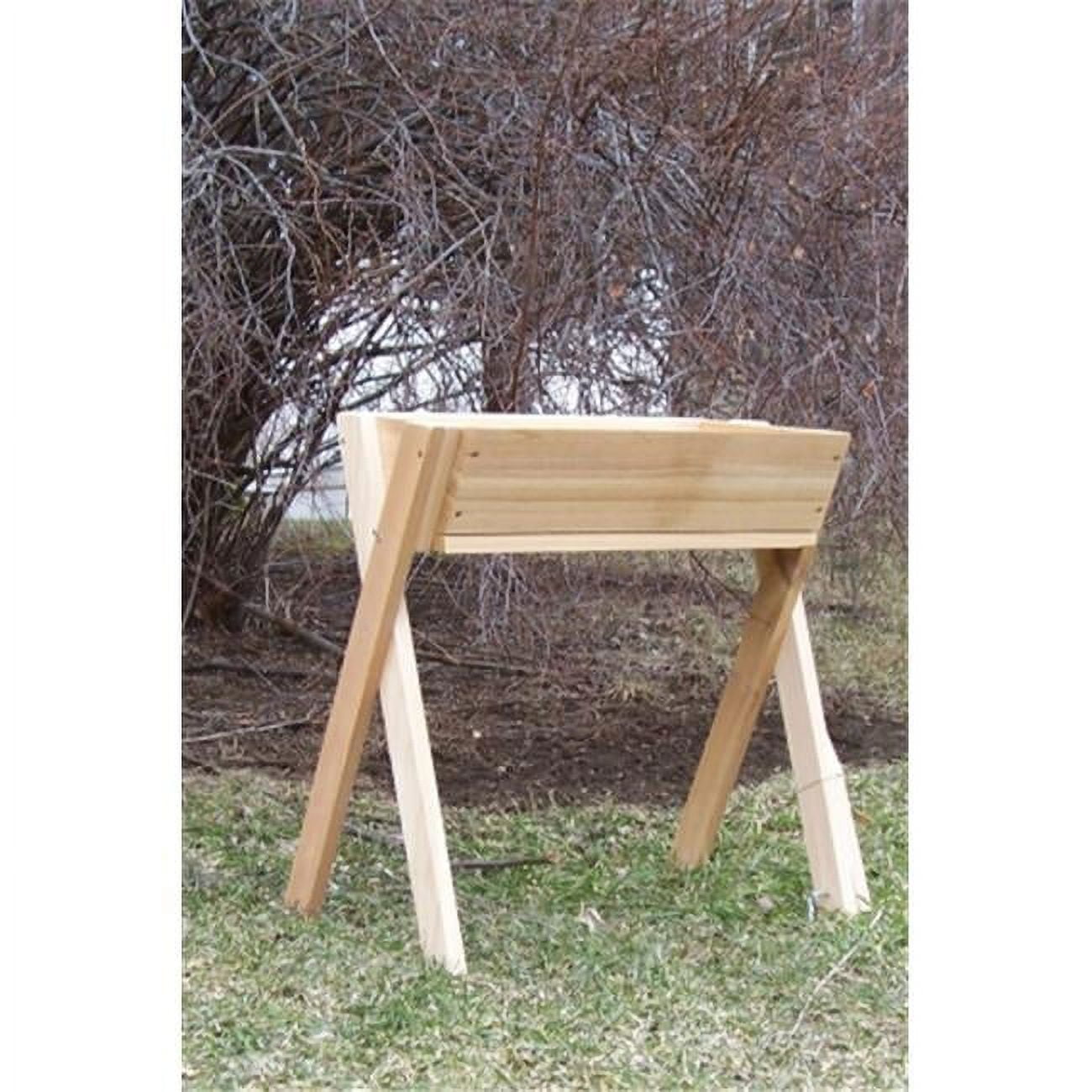 Stovall Products Wildlife Manger Feeder, Deer Cedar Hopper, holds 25lb ...