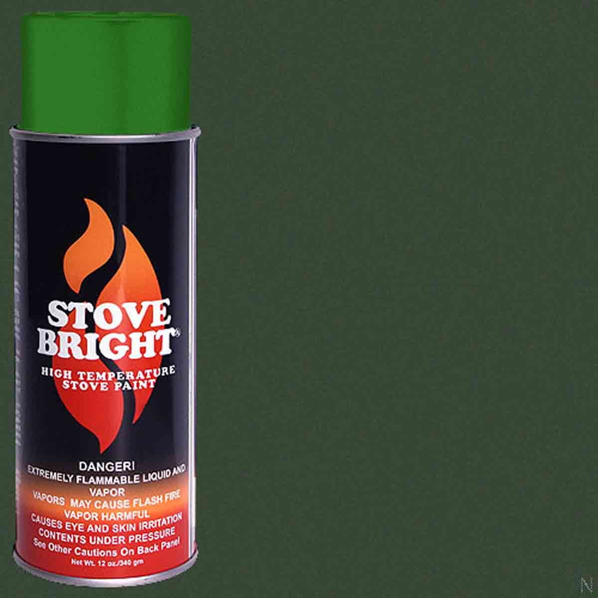 Stove Bright High Temp Paint - Metallic Moss Green - Walmart.com