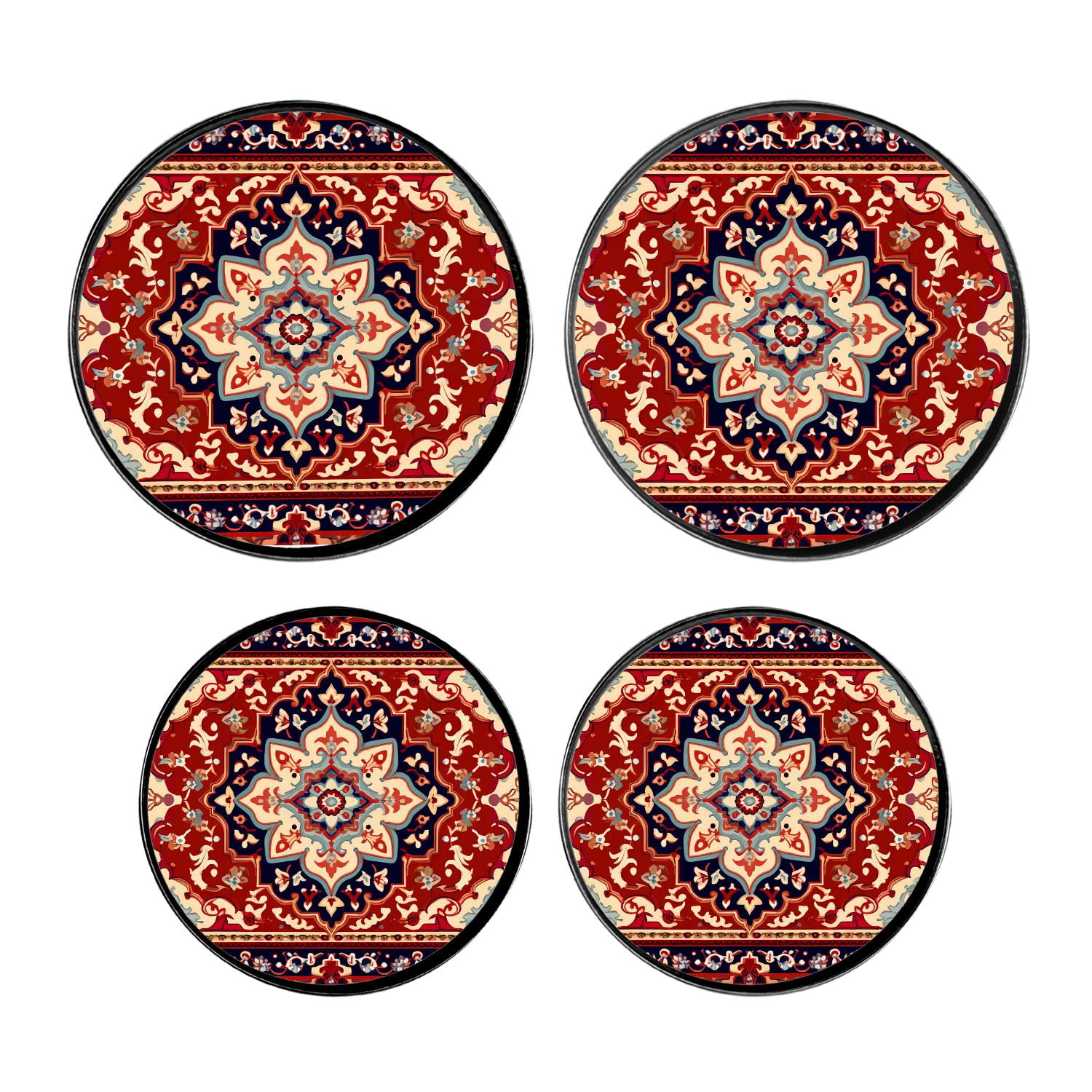 XIAGEANA Stove Burner Covers, 4 Pcs, 8 Inch and 10 Inch, Abstract ...