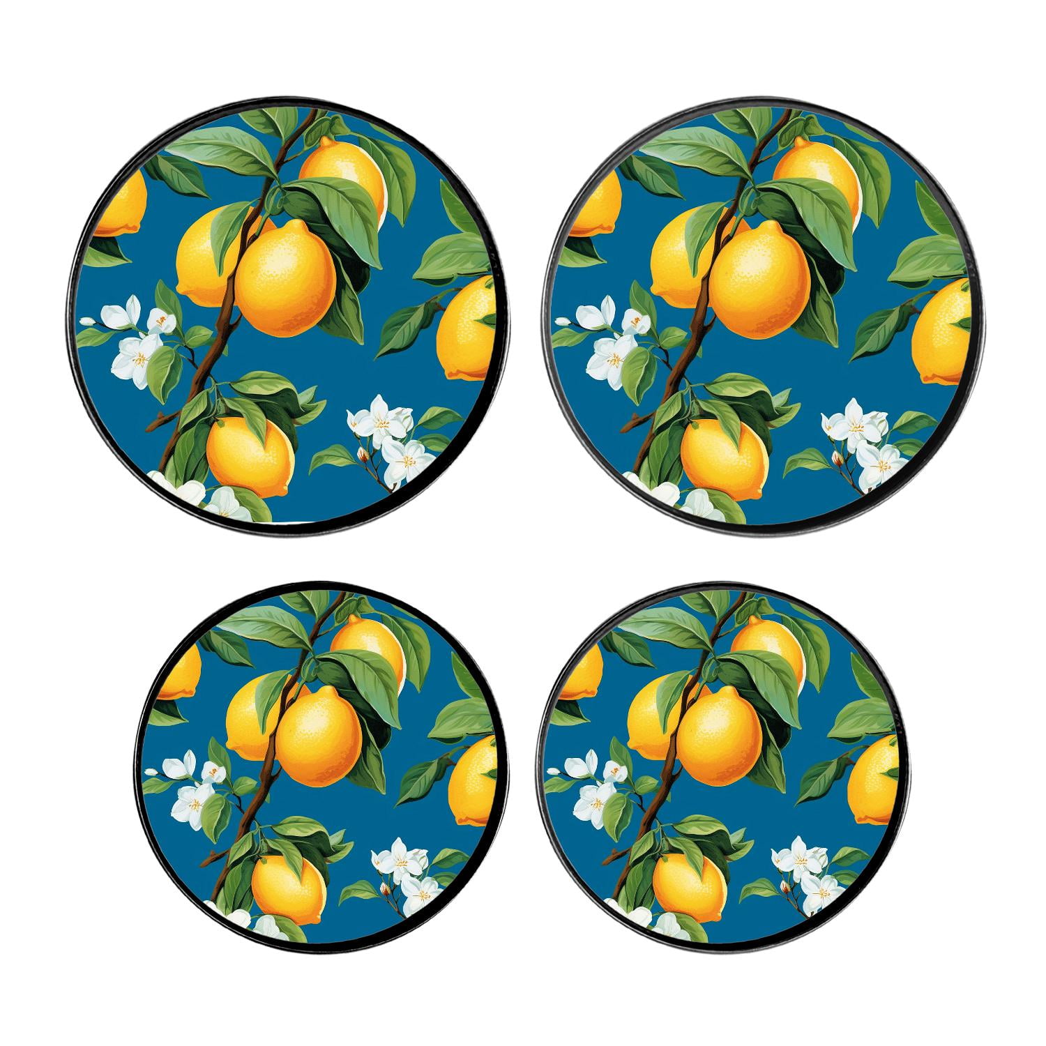 Stove Burner Covers 4 Pcs for Home Decor Cooktop Decorative ,Lemon ...