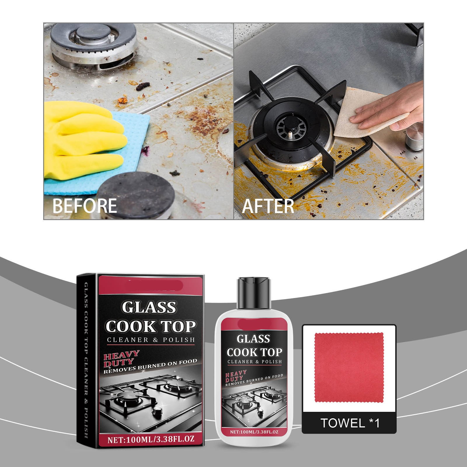 Stove Cleaning Restorer, 100ml, Removes Stains + Rescues Shine, Non ...