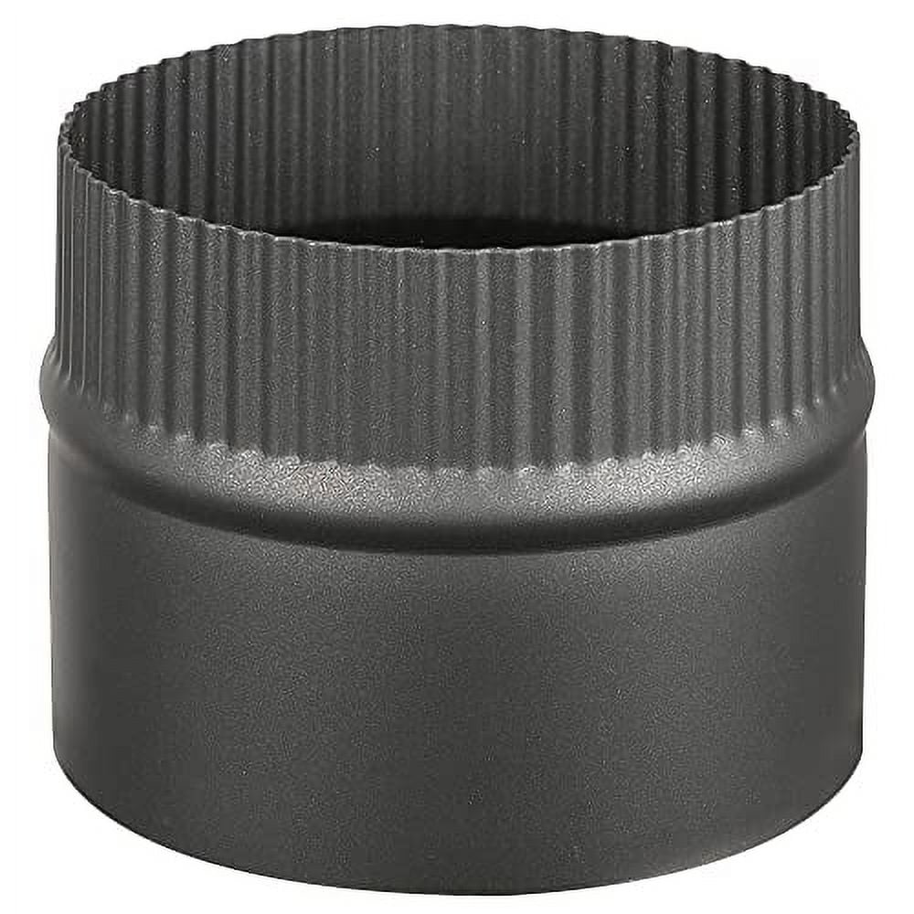 Stove Collar Adapter for 8" Diameter Black Single Wall Stove Pipe - Walmart.com