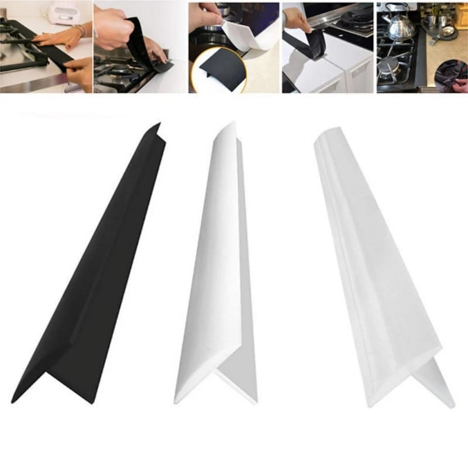Stove Counter Gap Cover T-shaped Silicone Rubber Strip for Kitchen Oil ...