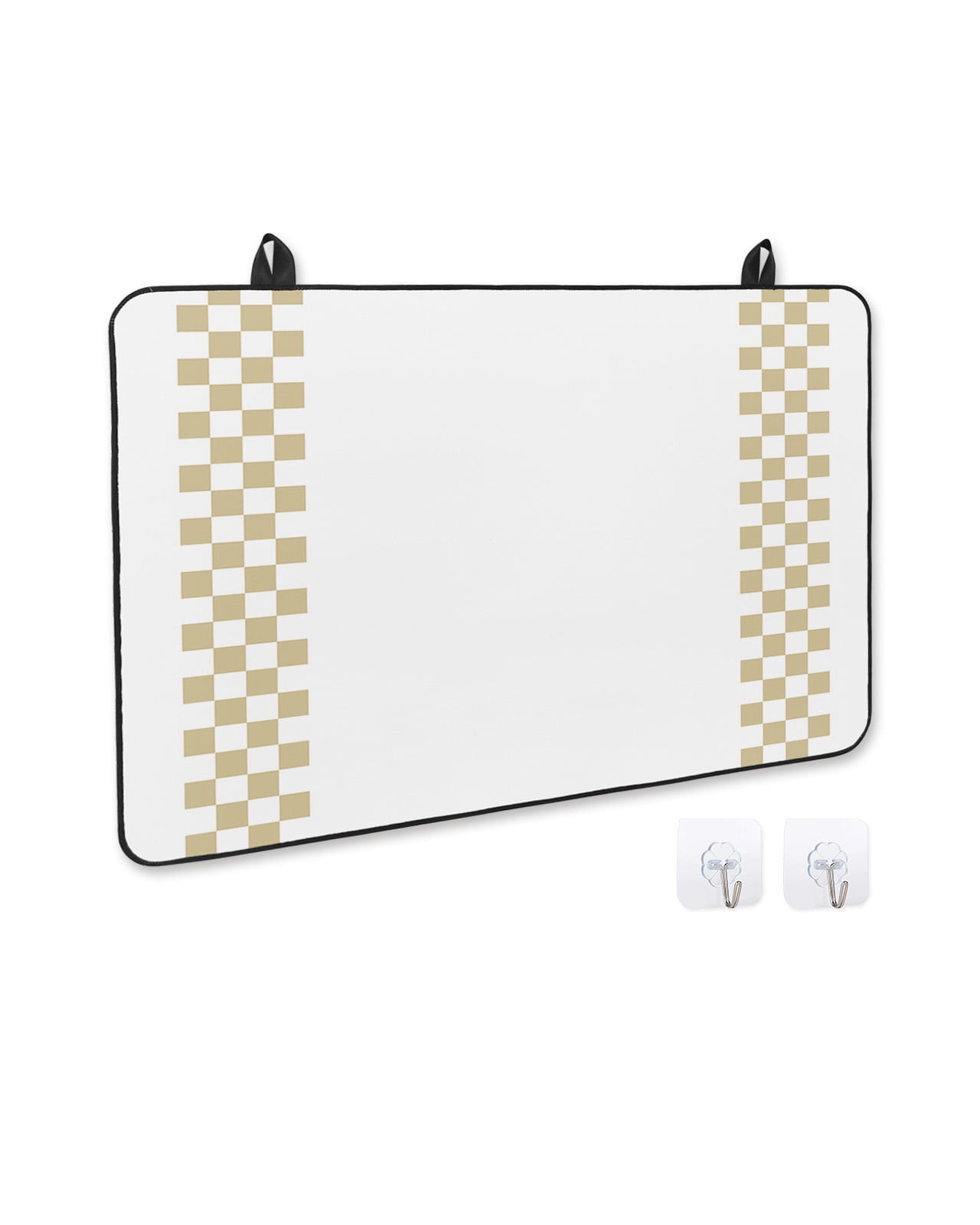 Stove Cover for Electric Stove, Minimalist Brown Buffalo Check Plaid ...