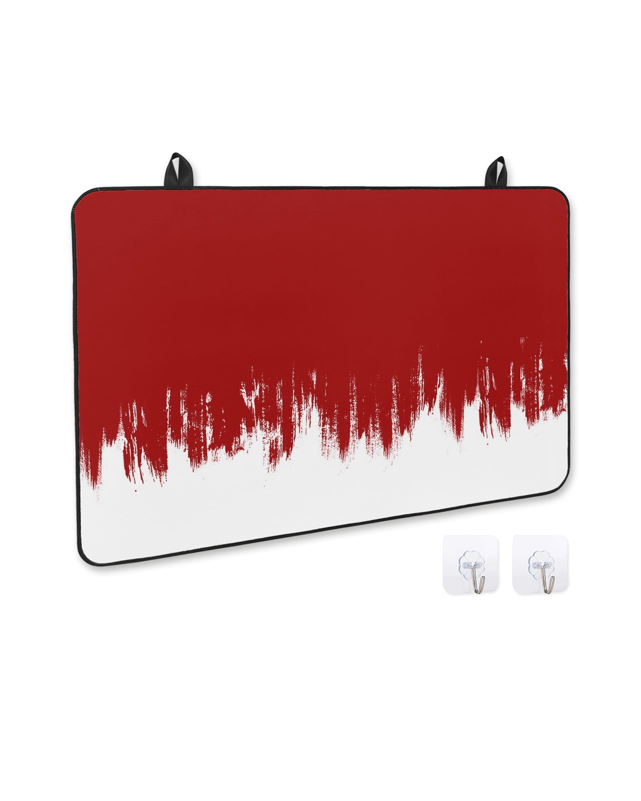 Stove Cover for Electric Stove, Red Abstract Paint Stove Top Cover for ...