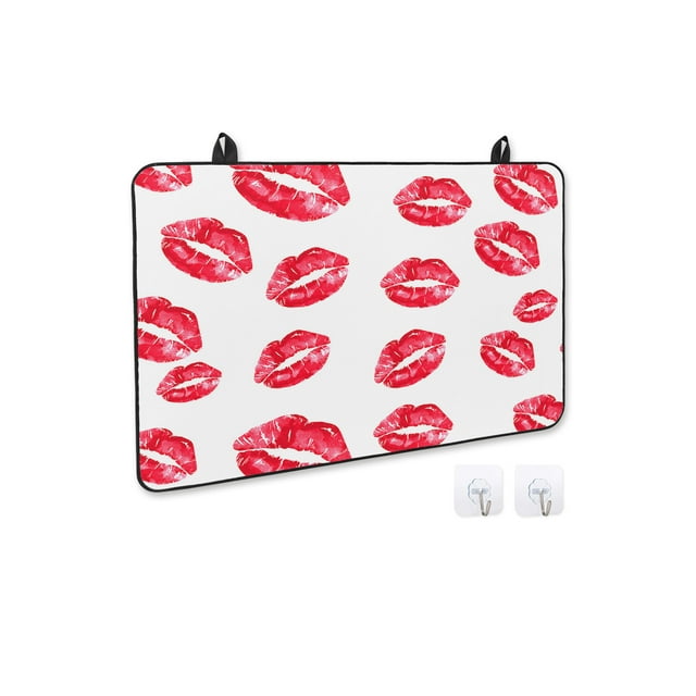 Stove Cover For Electric Stove Sexy Red Lips Pattern Stove Top Cover For Glass Top Heat