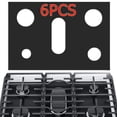 SKYCARPER Stove Cover, Gas Stove Protector, Reusable Stove Liner, Black ...