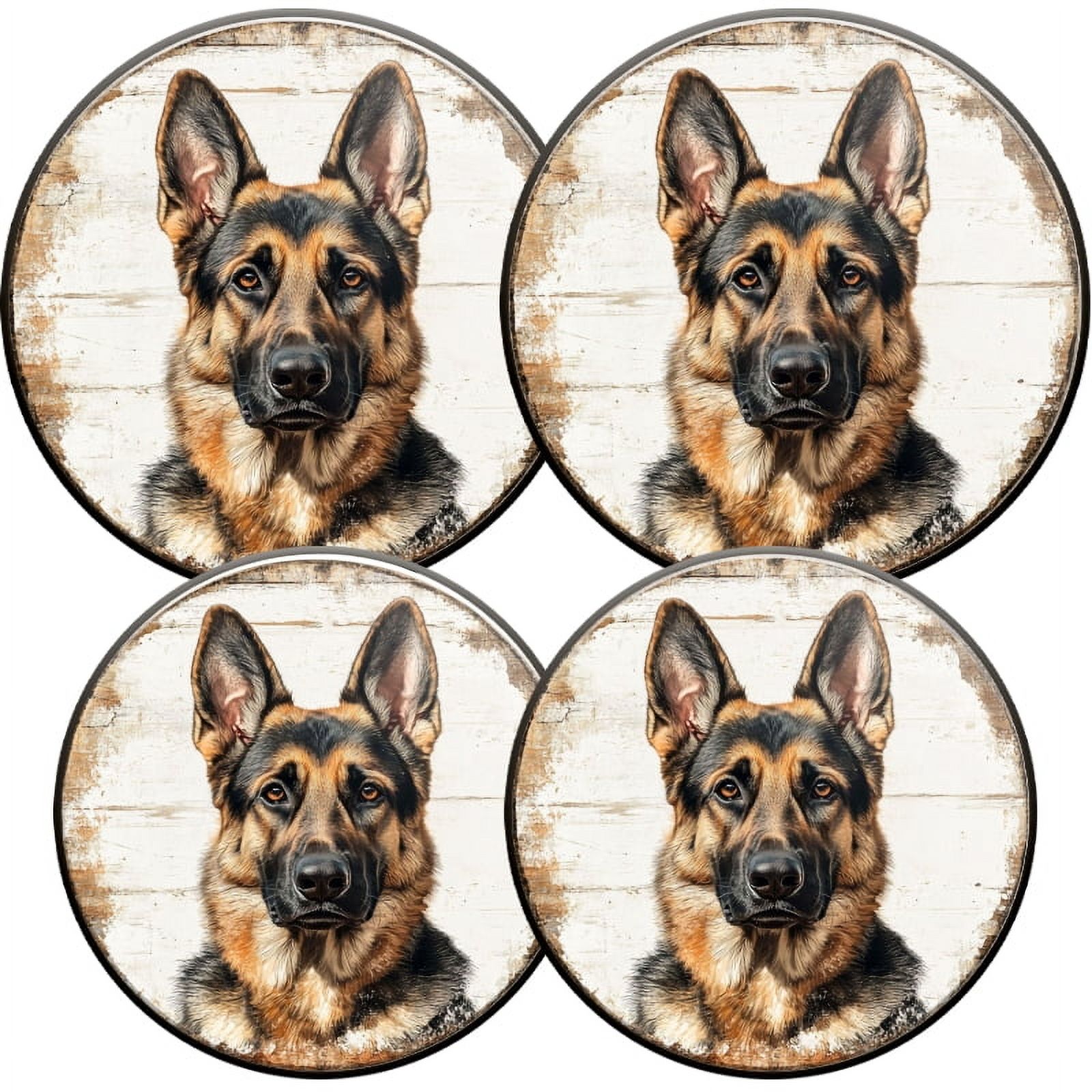 Stove Cover for Gas Stovetop, Set of 4, Black Round Burner Cover,Cute ...