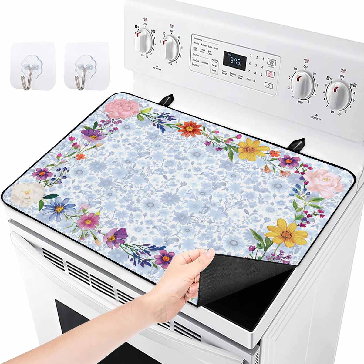 Stove Covers Ceramic Glass Cook Electric Top Protector 28.5 x 20.5 inch ...