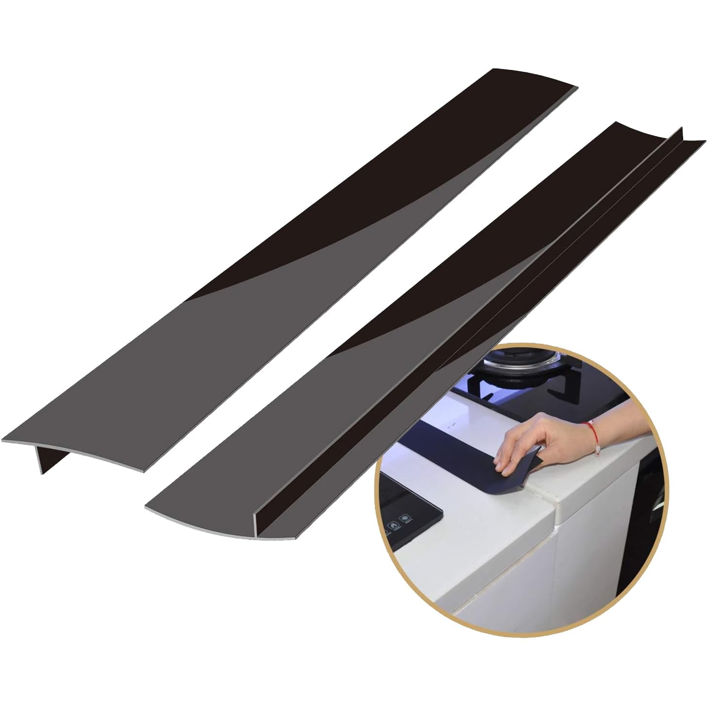 Stove Gap Covers Stove Gap Filler 2 Pack Stove Counter Gap Cover with ...