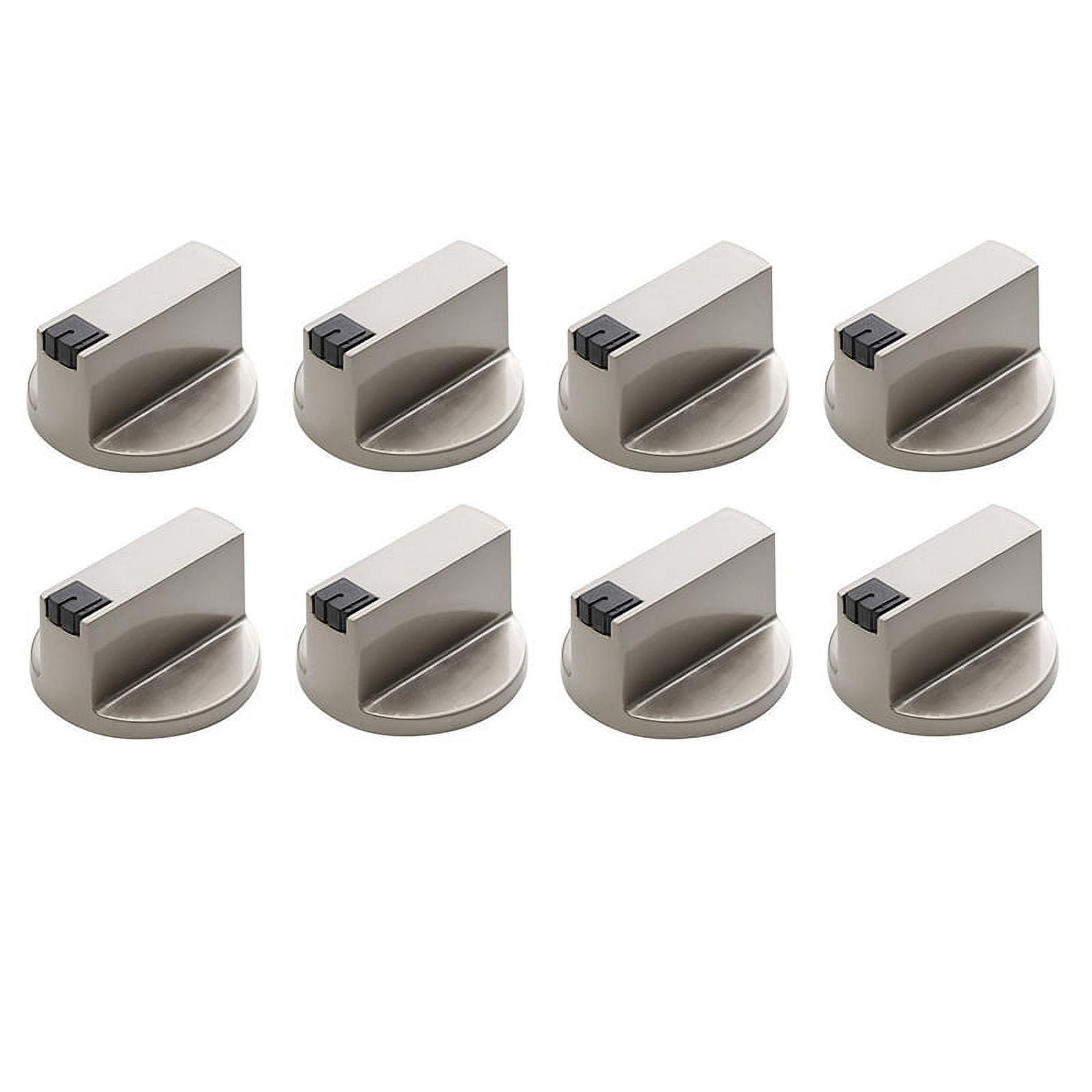 Stove Handle, 6mm Zinc Alloy Control Knob Oven Switch Universal Silver ...