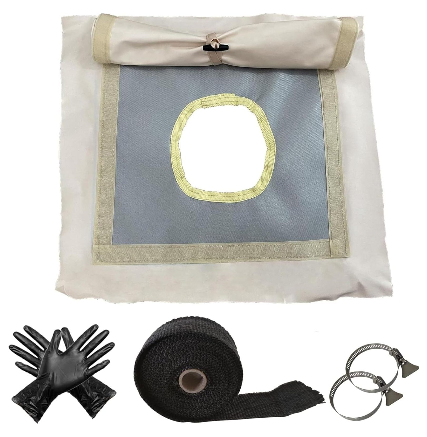 Stove Jack Kit for Tent with Rain Flap Cover for Dia. 4''/5.85'', Fire ...