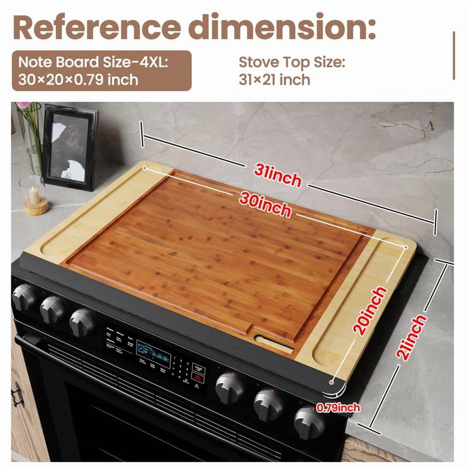 Stove Oven Top Cover Extra Large Wooden Cutting Board Pro,Note ...