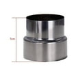 Stove Pipe Adapter in Stainless Steel to Connect with Various Chimneys ...