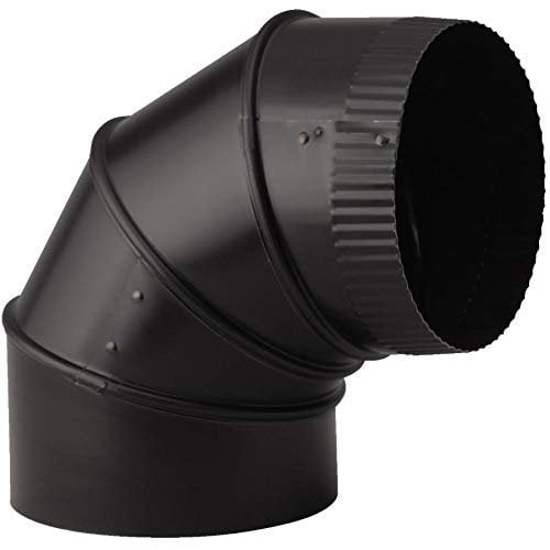 Imperial Stove Pipe Adjustable Elbow - Steel, Black - 6-In. - Walmart.com