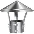 Stove Pipe Chimney Cap Fireplaces Rain Hat Mushroom-shaped 304 ...