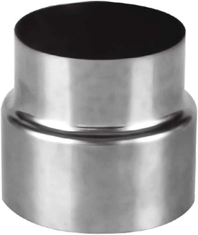 Stove Pipe Reducer Flue Connector, 1pc Stainless Steel Chimney Flue ...