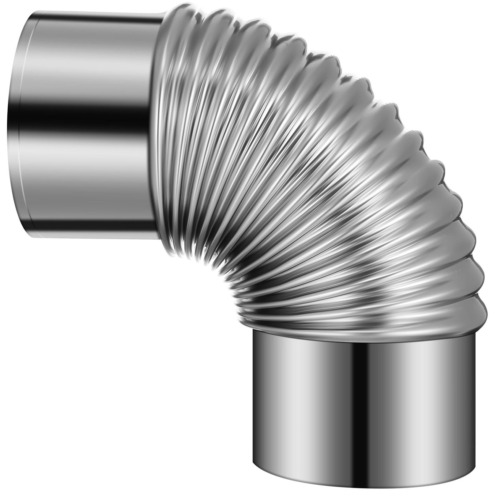 Stove Pipe Stainless Steel Stove Pipe Elbow Extension Tube Chimney Flue ...