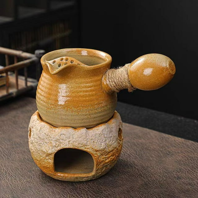 Stove Tea Pot Teapot Baked Milktea Pot Roasting Stove Suit Tea Cooker ...