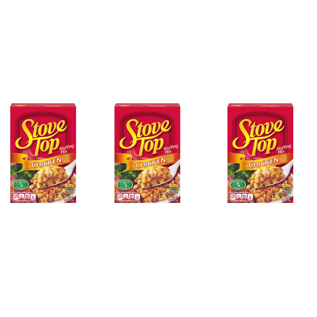 Stove Top Chicken Stuffing Cubes Mix, 6 oz pack of 3 - Walmart.com