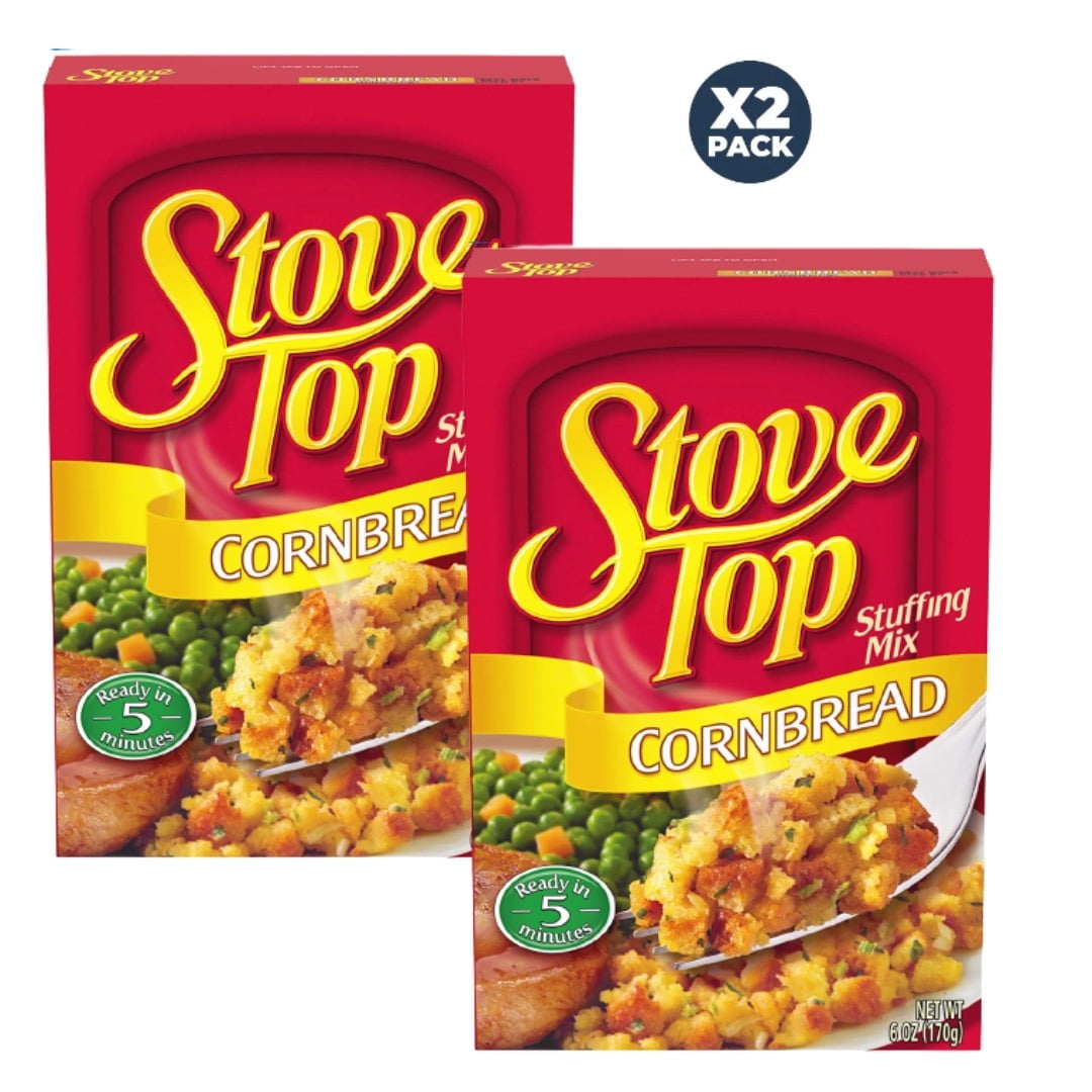 Stove Top Cornbread Stuffing Mix 6oz pack of 2 - Walmart.com