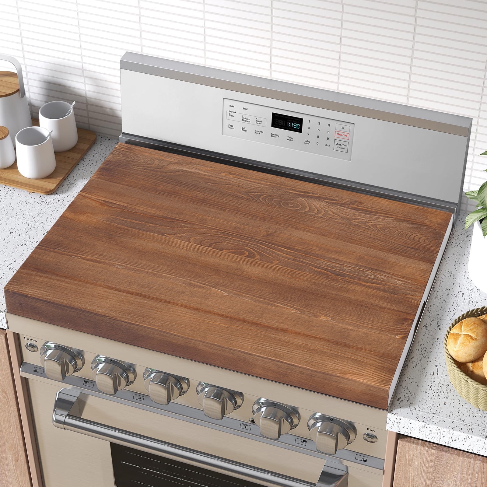 Stove Top Cover 30*22in Noodle Board Stove Covers with Built-in Handles ...