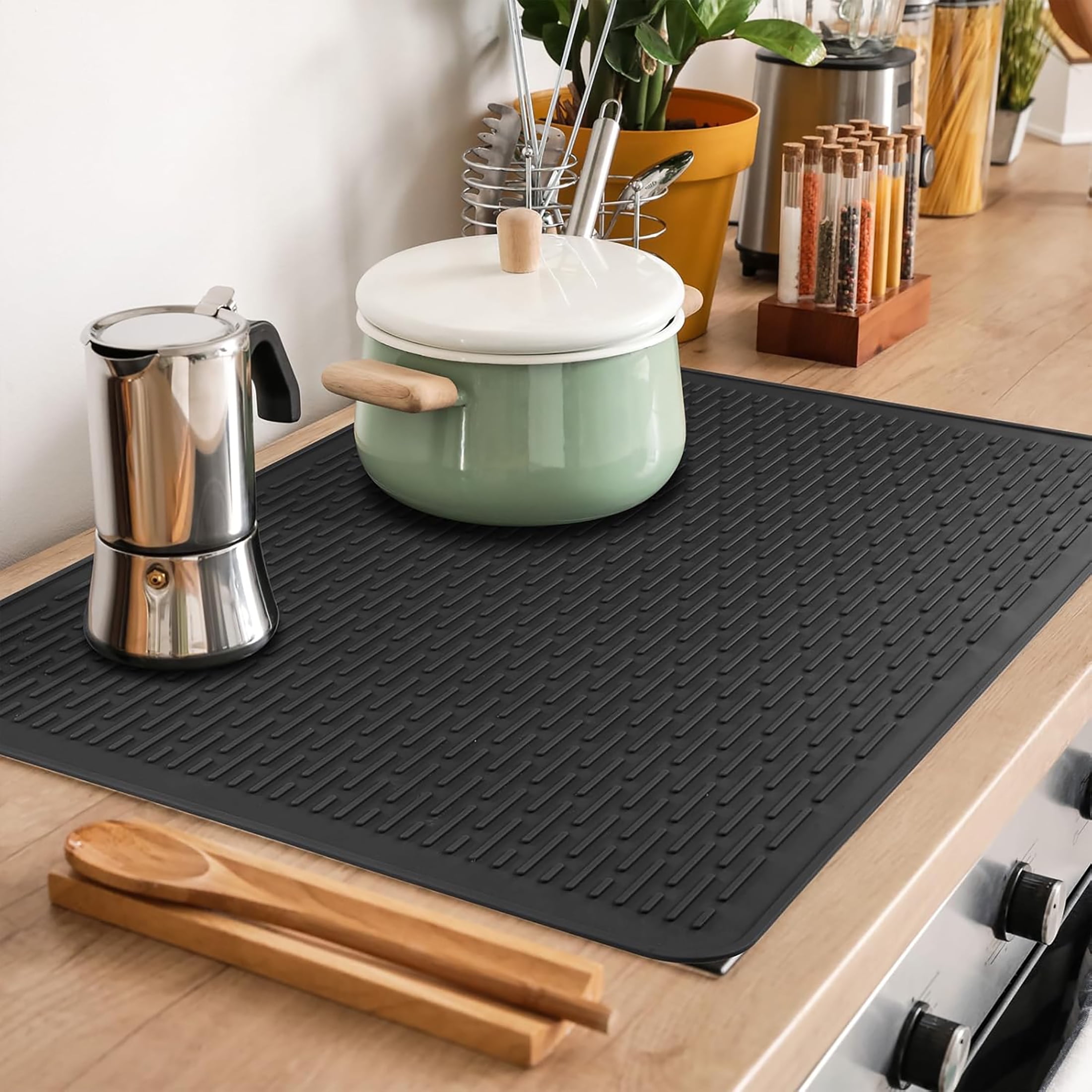 Stove Top Cover for Electric Stove - Silicone Stove Mat for Glass Top ...