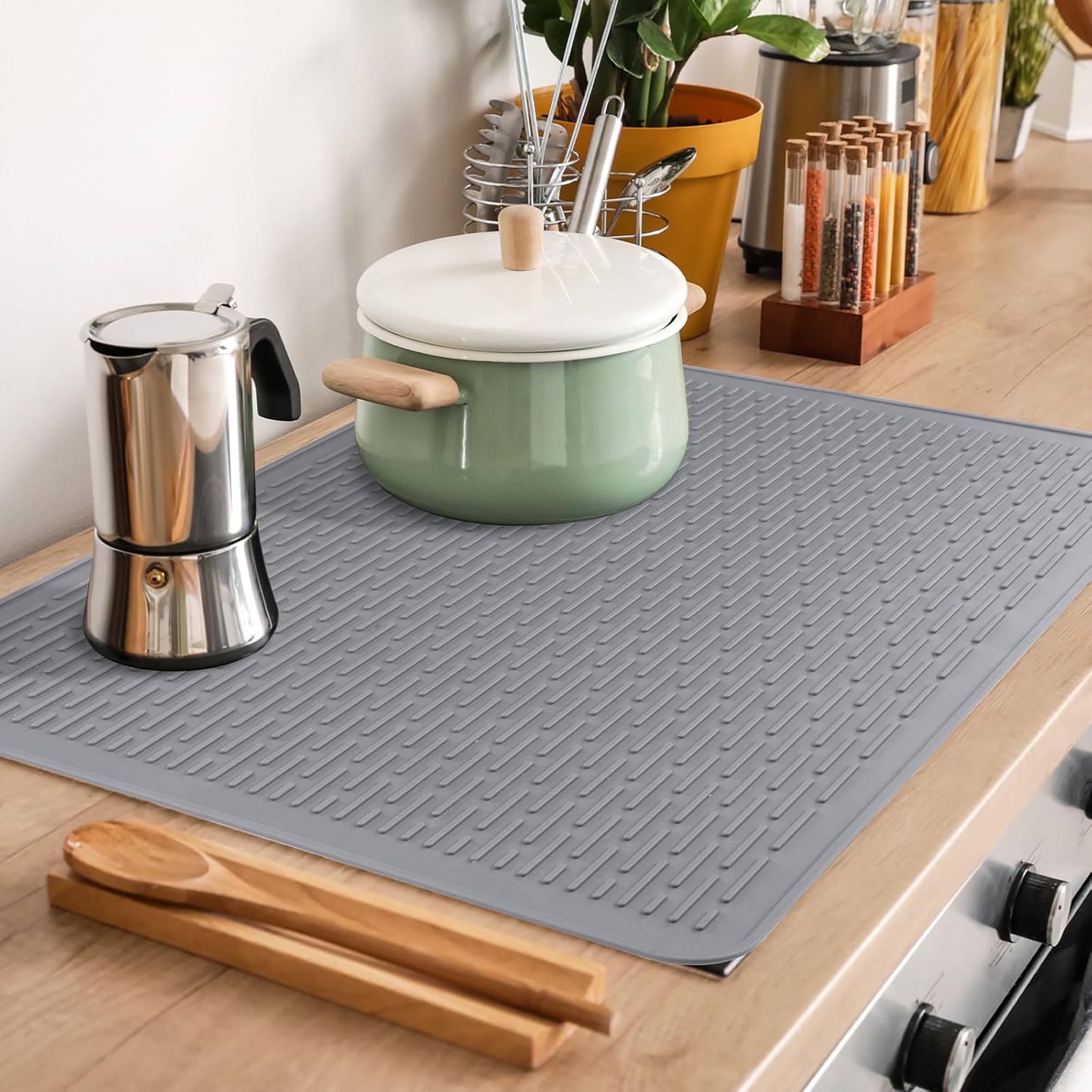 Stove Top Cover for Electric Stove - Silicone Stove Mat for Glass Top ...