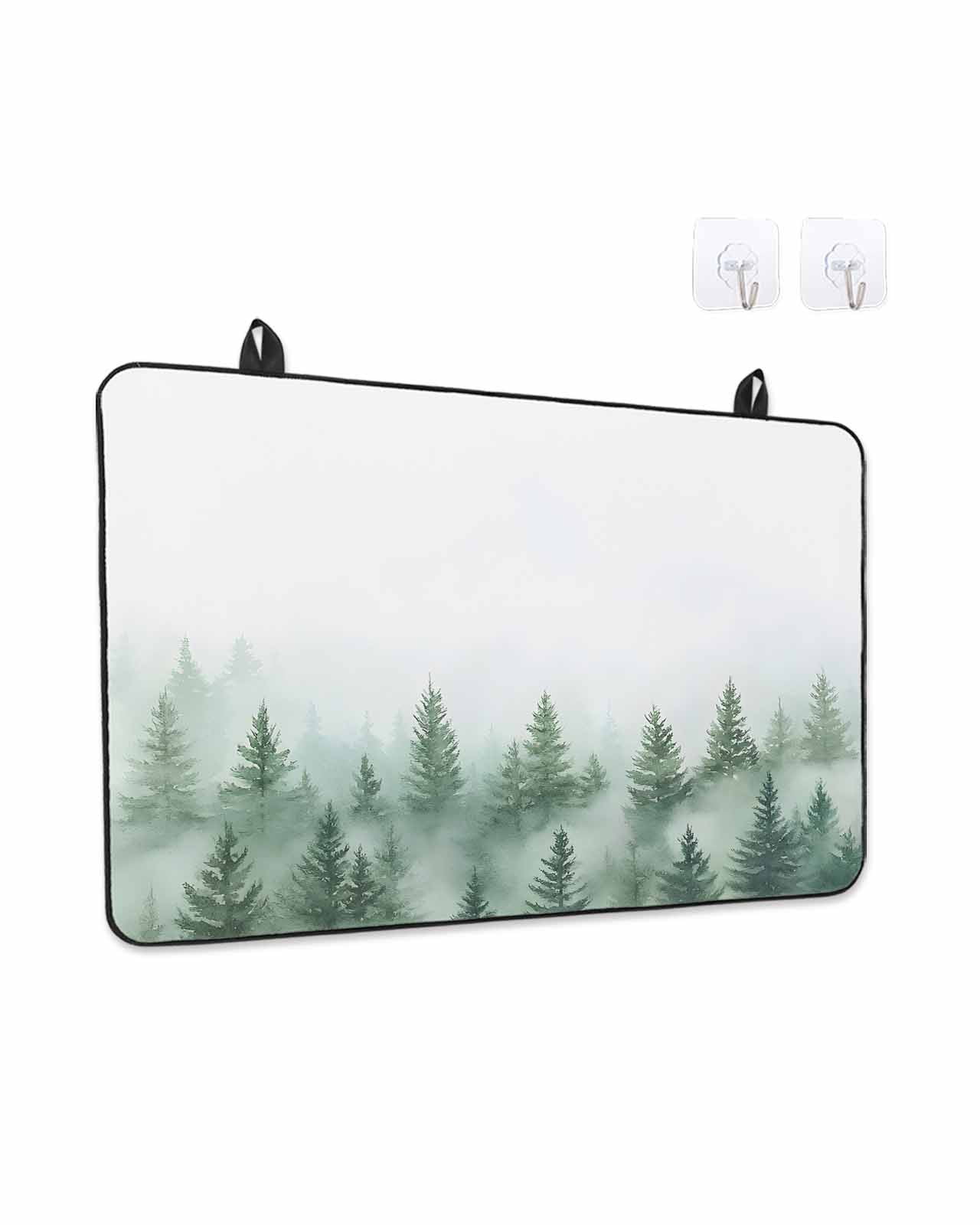 Stove Top Covers for Electric Stove 24x21 Inches, Country Mist Forest ...