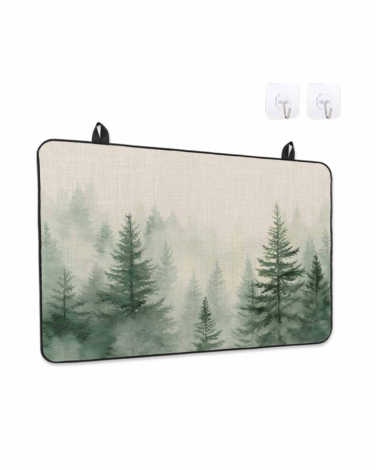 Stove Top Covers for Electric Stove 24x21 Inches, Farmhouse Mist Forest ...