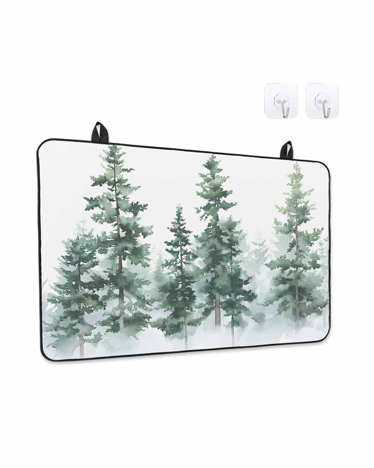 Stove Top Covers for Electric Stove 24x21 Inches, Green Ombre Forest ...