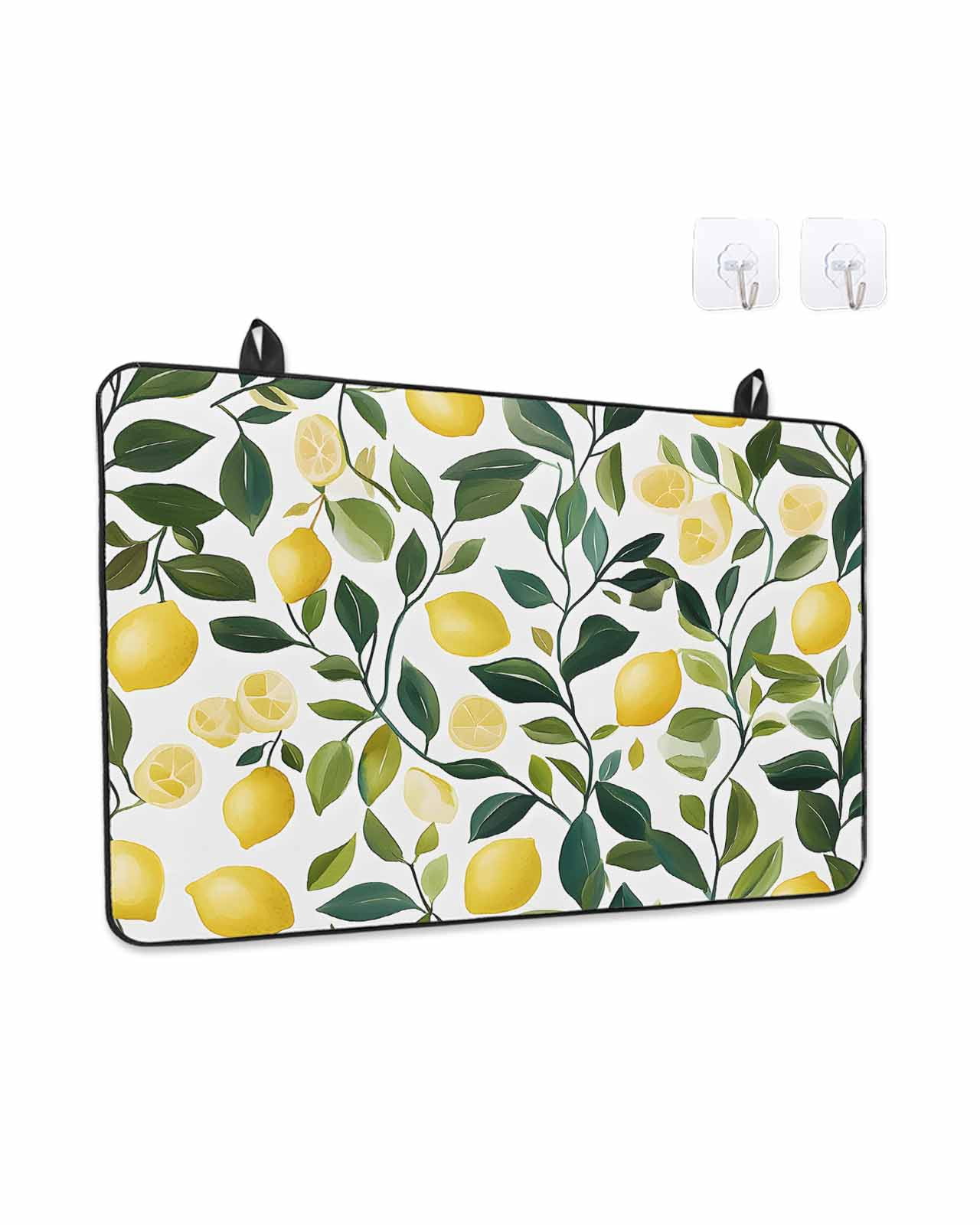 Stove Top Covers for Electric Stove 24x21 Inches, Summer Lemon Heat ...