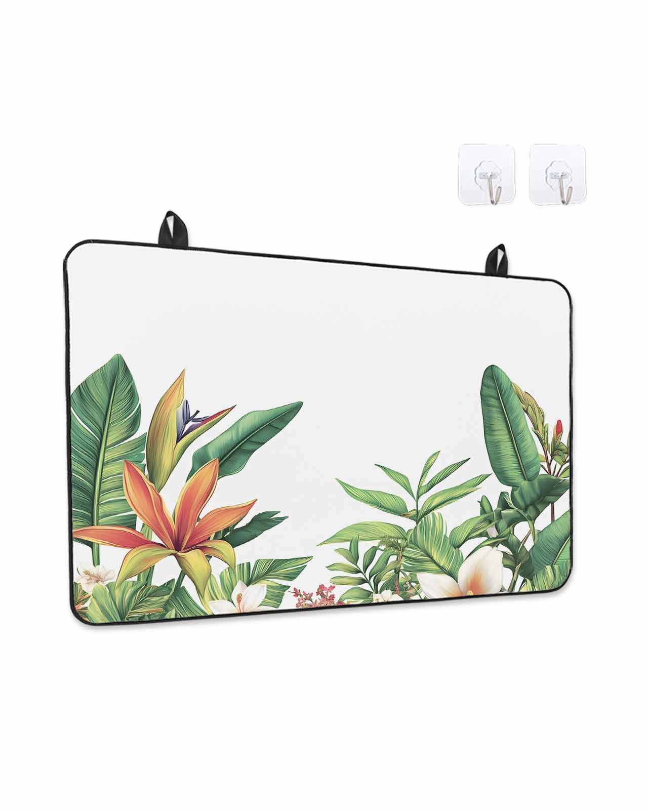 Stove Top Covers for Electric Stove 24x21 Inches, Tropical Leaves ...