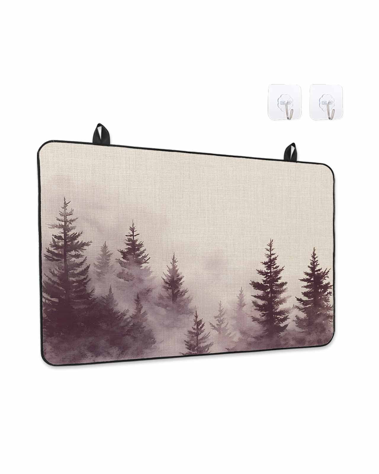 Stove Top Covers for Electric Stove 24x21 Inches, Vintage Forest Heat ...