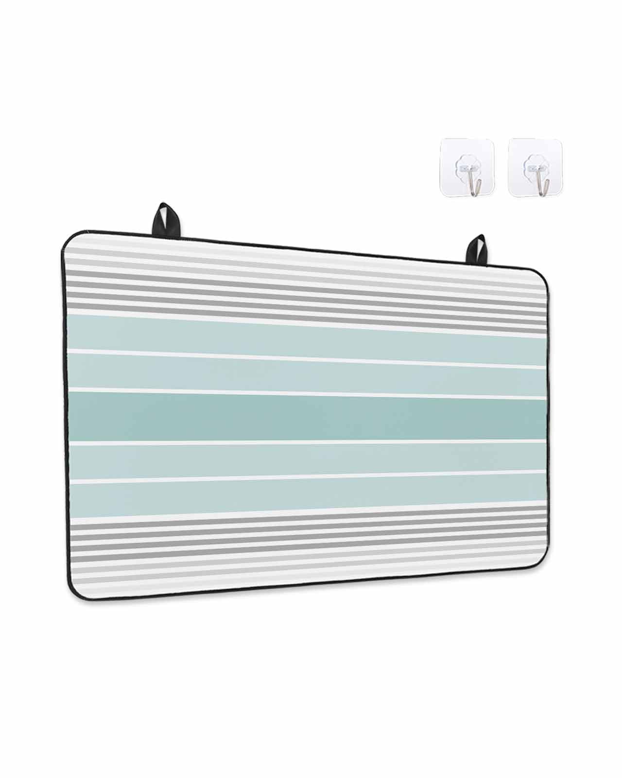 Stove Top Covers for Electric Stove 28.5x20.5 Inches, Aqua Ombre ...