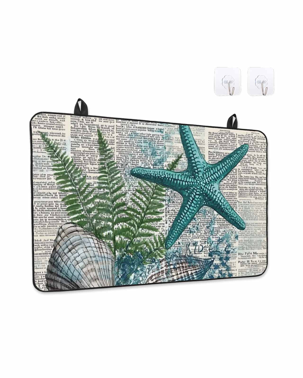 Stove Top Covers for Electric Stove 28.5x20.5 Inches, Coastal Beach ...