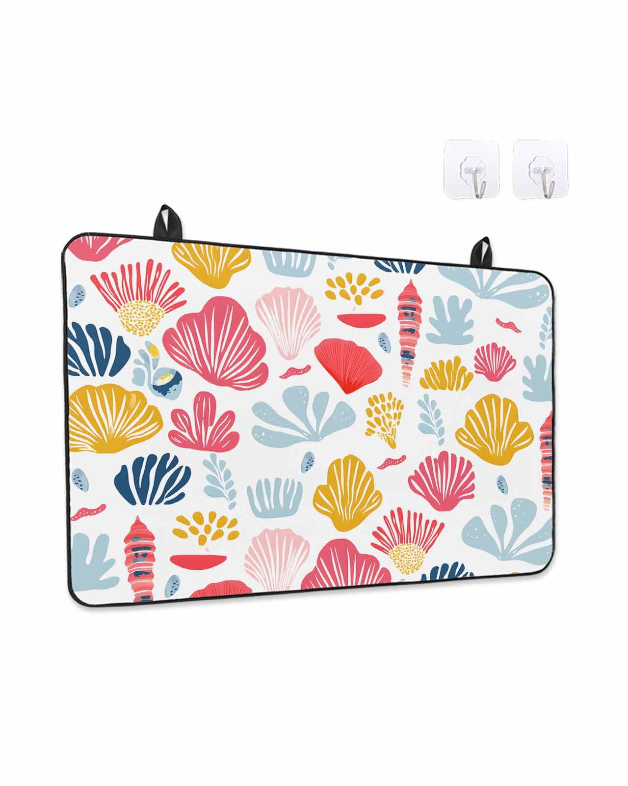Stove Top Covers for Electric Stove 28.5x20.5 Inches, Colorful Coastal ...