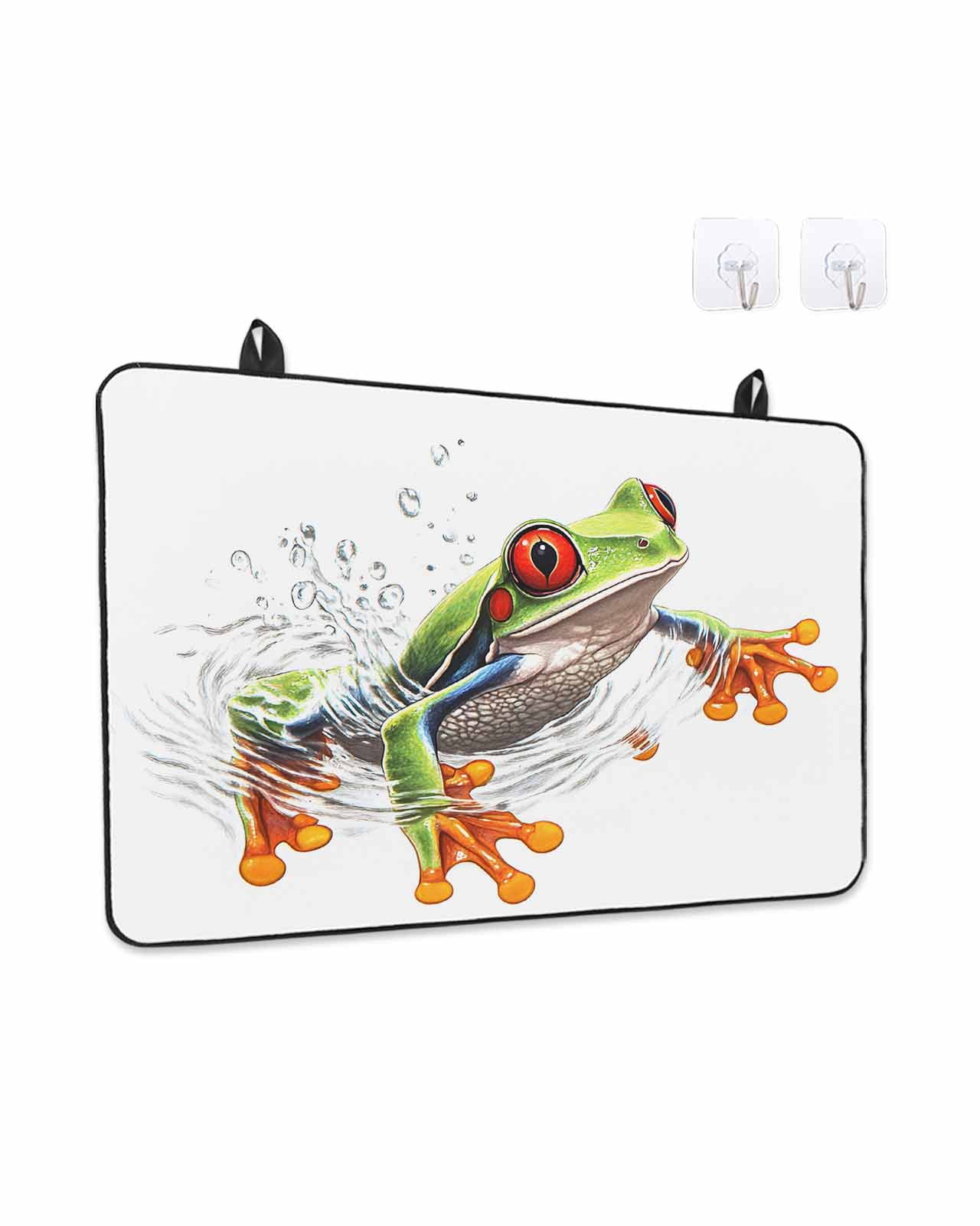 Stove Top Covers for Electric Stove 28.5x20.5 Inches, Green Funny Frog ...