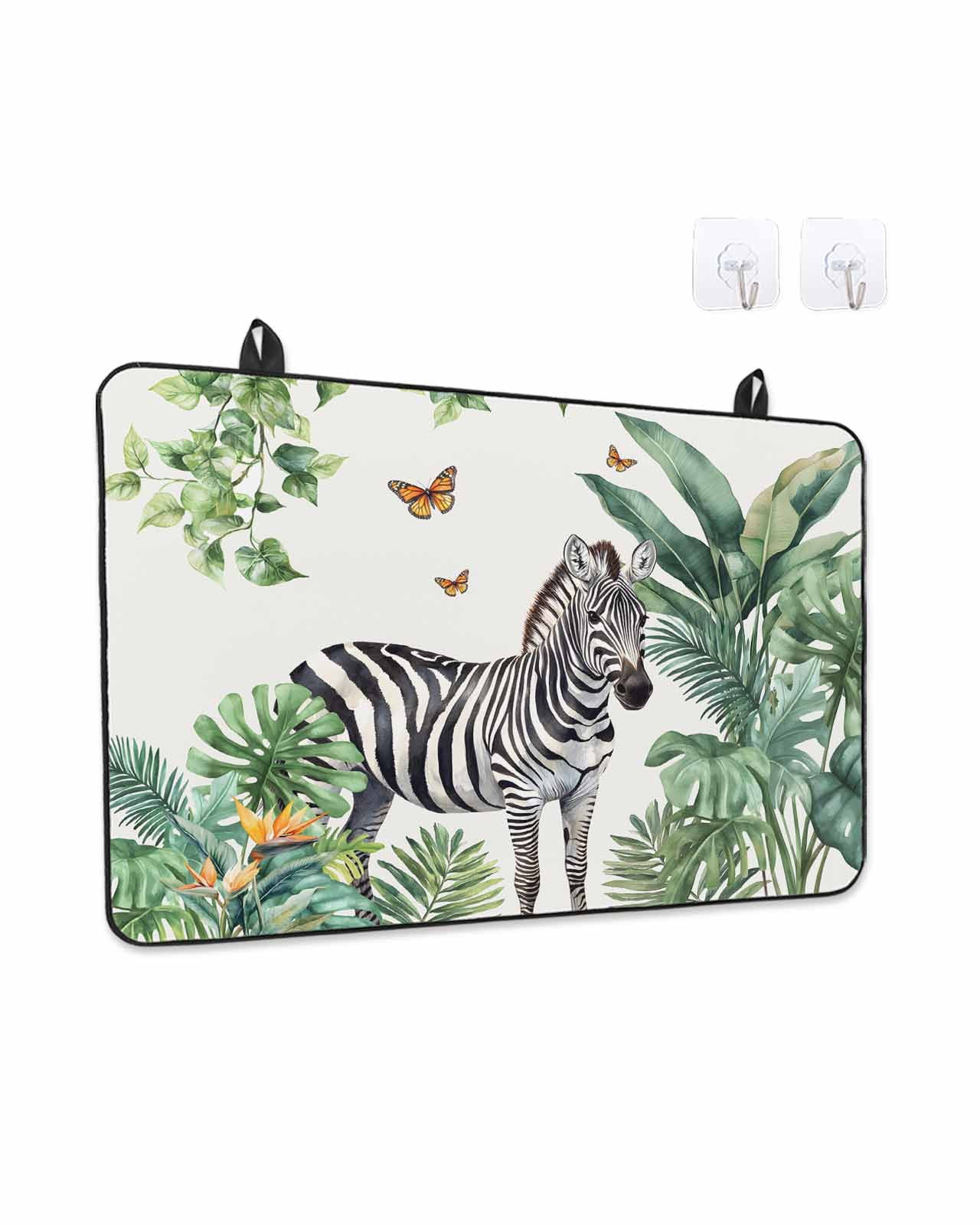 Stove Top Covers for Electric Stove 28.5x20.5 Inches, Tropical Zebra ...