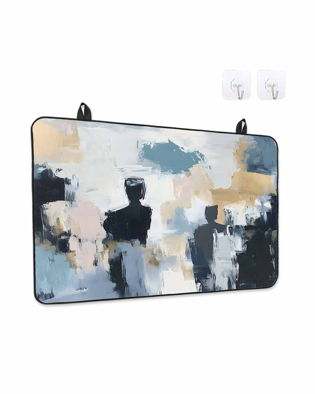 Stove Top Covers for Electric Stove 31x24 Inches, Abstract Oil Painting ...