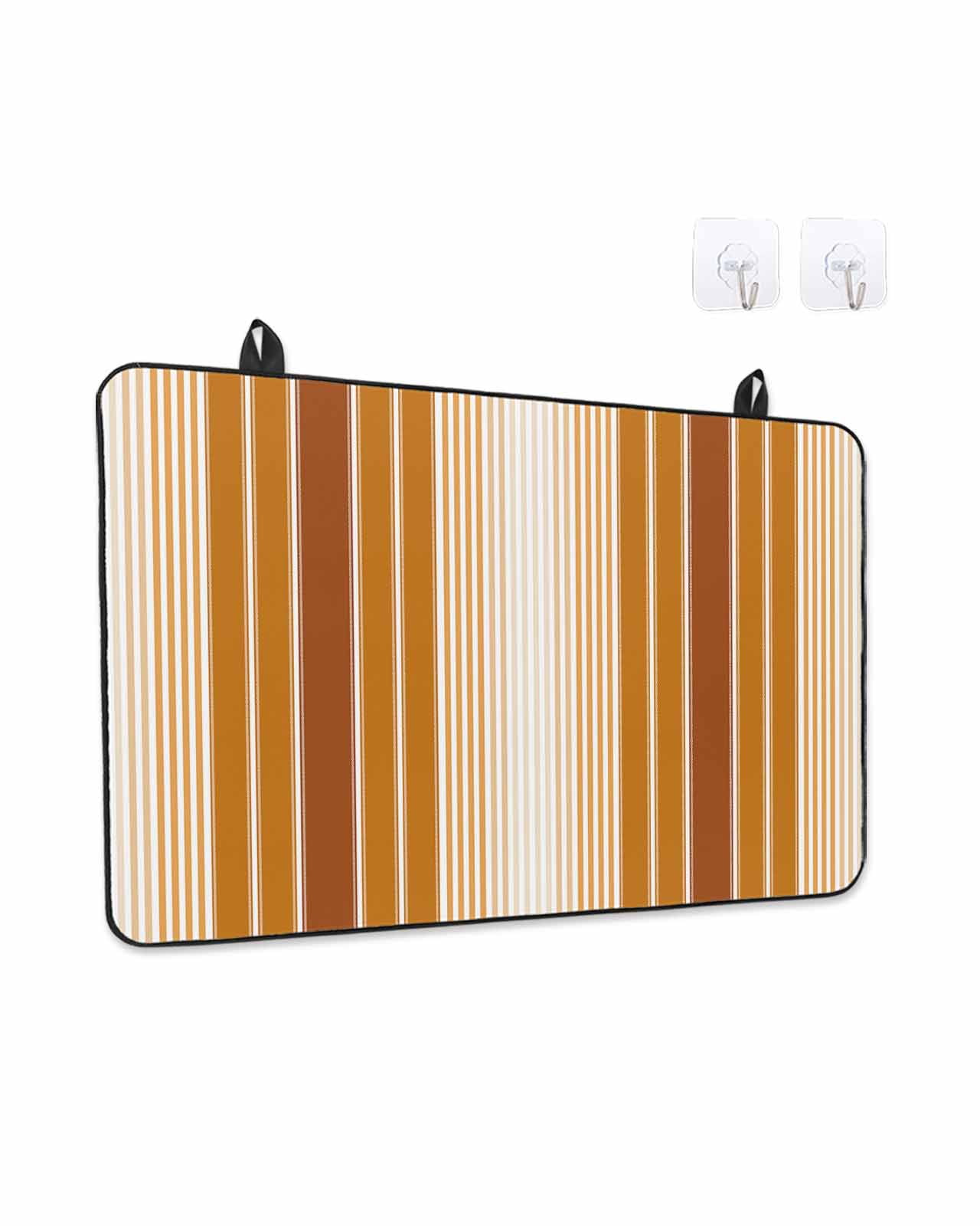 Stove Top Covers for Electric Stove 31x24 Inches, Burnt Orange Ombre ...