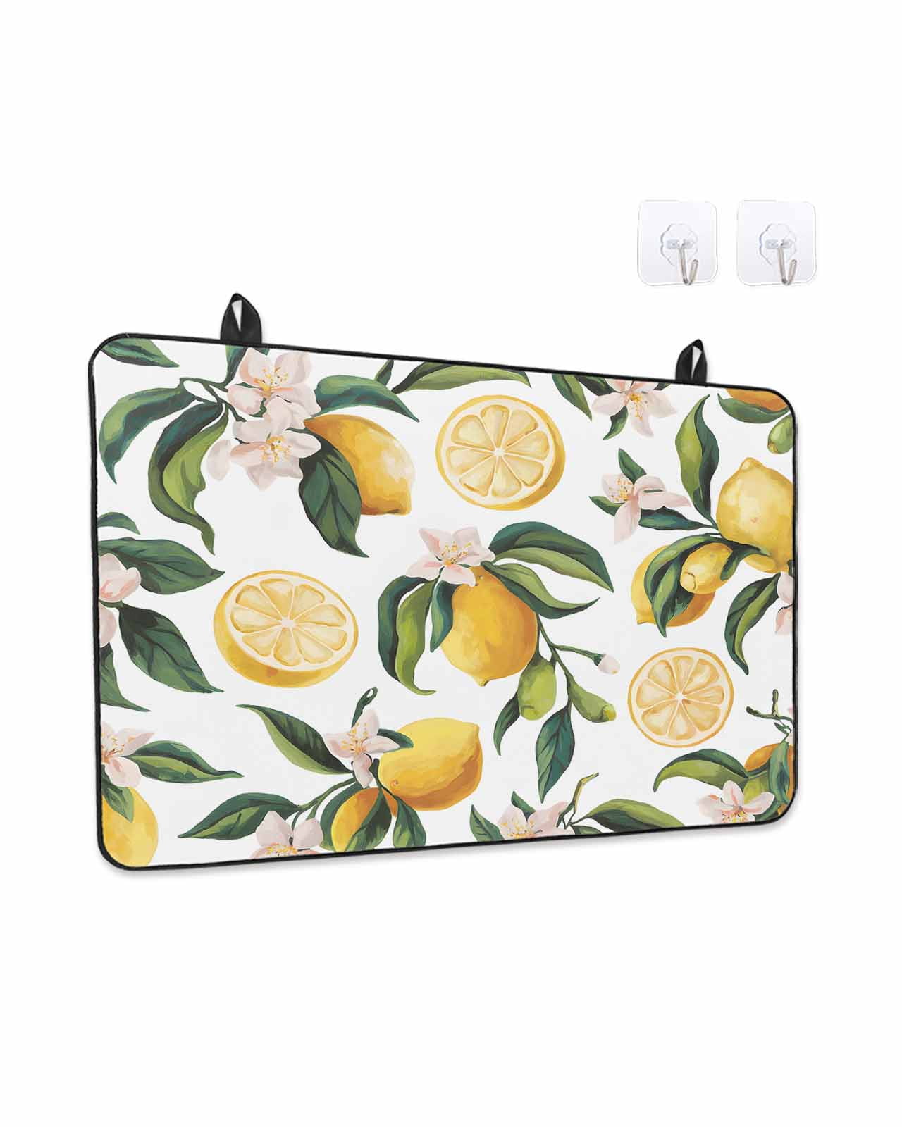 Stove Top Covers for Electric Stove 31x24 Inches, Lemon Heat Insulation ...