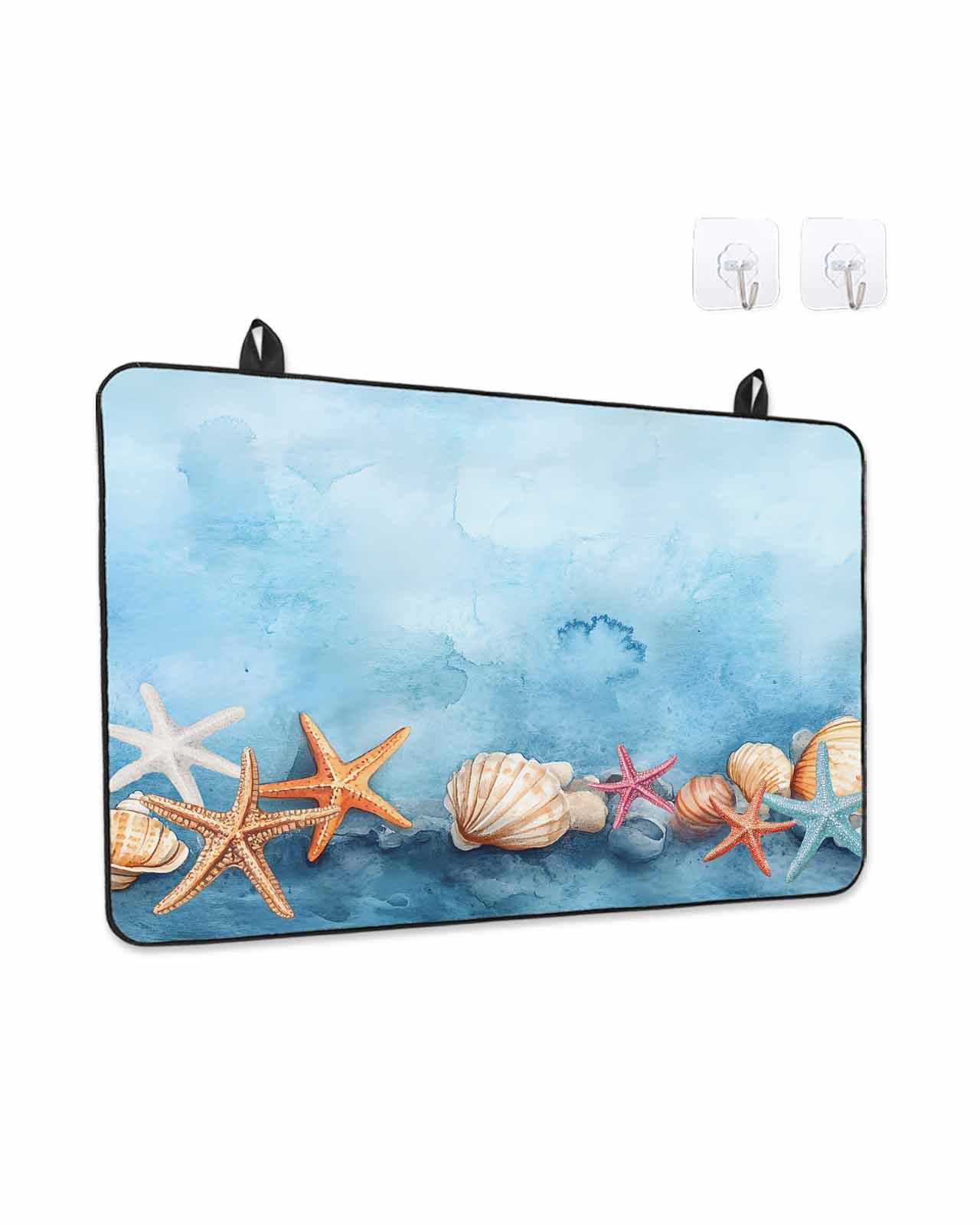 Stove Top Covers for Electric Stove 31x24 Inches, Ocean Coastal Heat ...