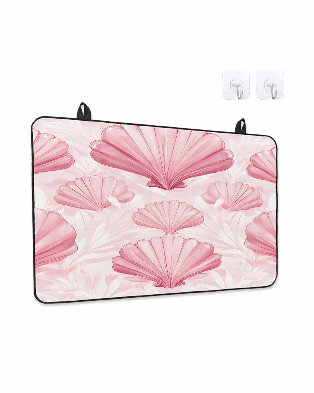 Stove Top Covers for Electric Stove 31x24 Inches, Pink Coastal Heat ...