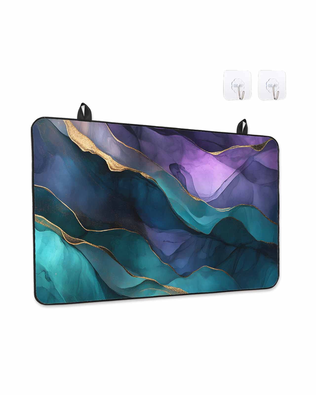 Stove Top Covers for Electric Stove 31x24 Inches, Purple Blue Ombre ...