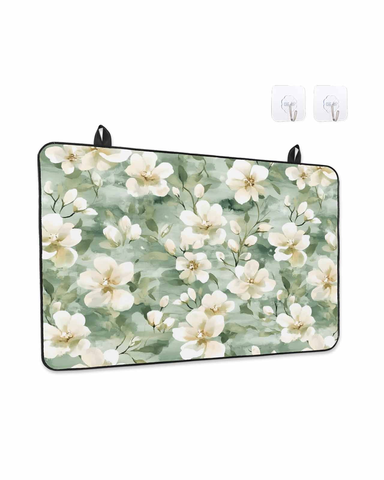 Stove Top Covers for Electric Stove 31x24 Inches, Sage Green Spring ...